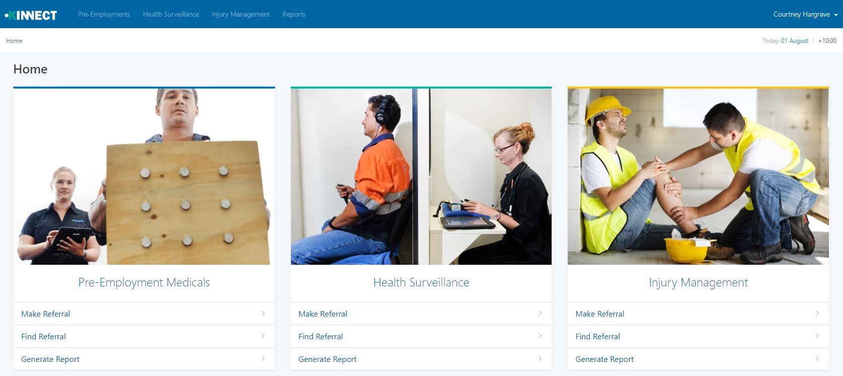Carelever | Occupational Health Saas Software | KINNECT
