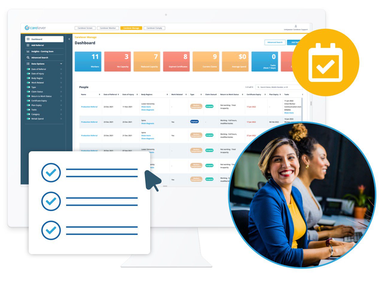 Carelever Manage | KINNECT