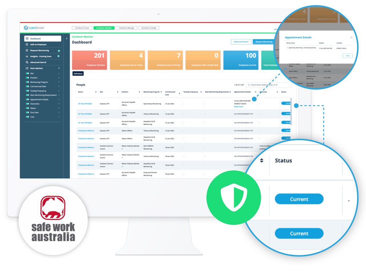 Carelever Monitor | KINNECT