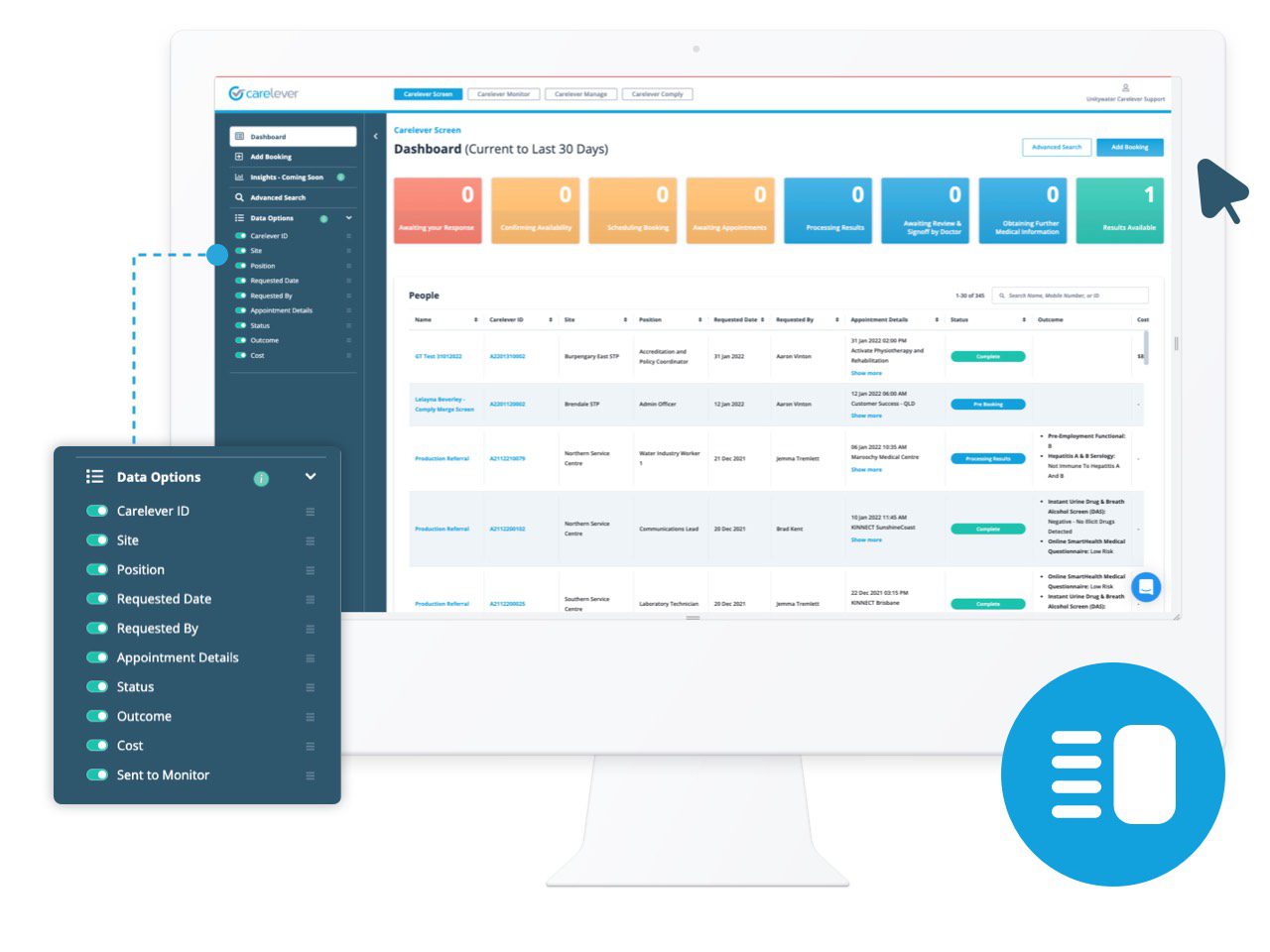 Carelever Screen | Pre-Employment Assessment Module