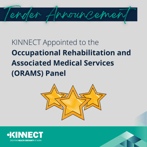 KINNECT Appointed to the ORAMS Panel for Comcare Workplace ...